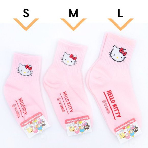 Hello Kitty | Accessories | Sanrio Hello Kitty Pink Kids Girls Ankle ...